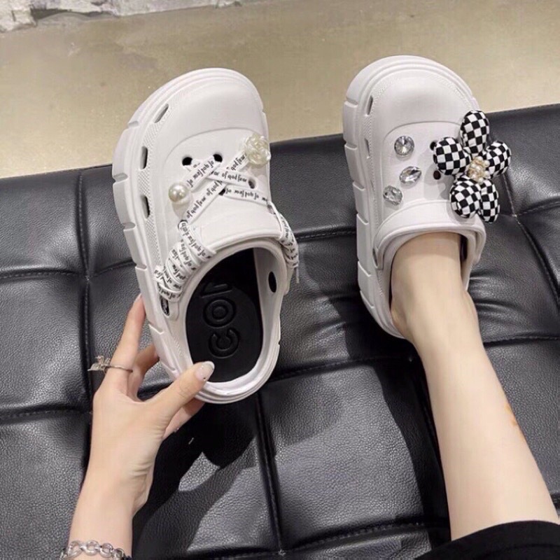 Crocs With Thick High Sole Special Edition Newest Version 2022 ulzzang ...