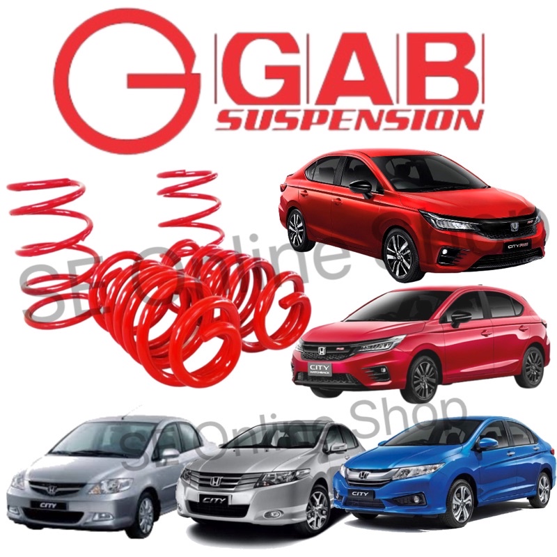 Original GAB Sport Spring Honda City GN,City Hatchback,City GM6,City ...