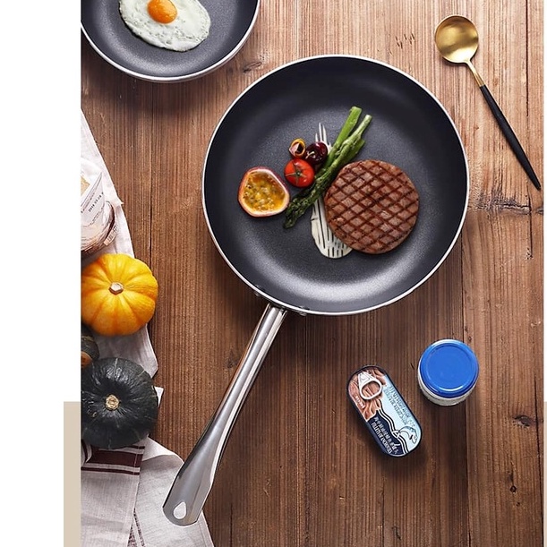 Non Stick Coating Deep Frying Pan Heavy Duty Cookware Cooking Wok ...