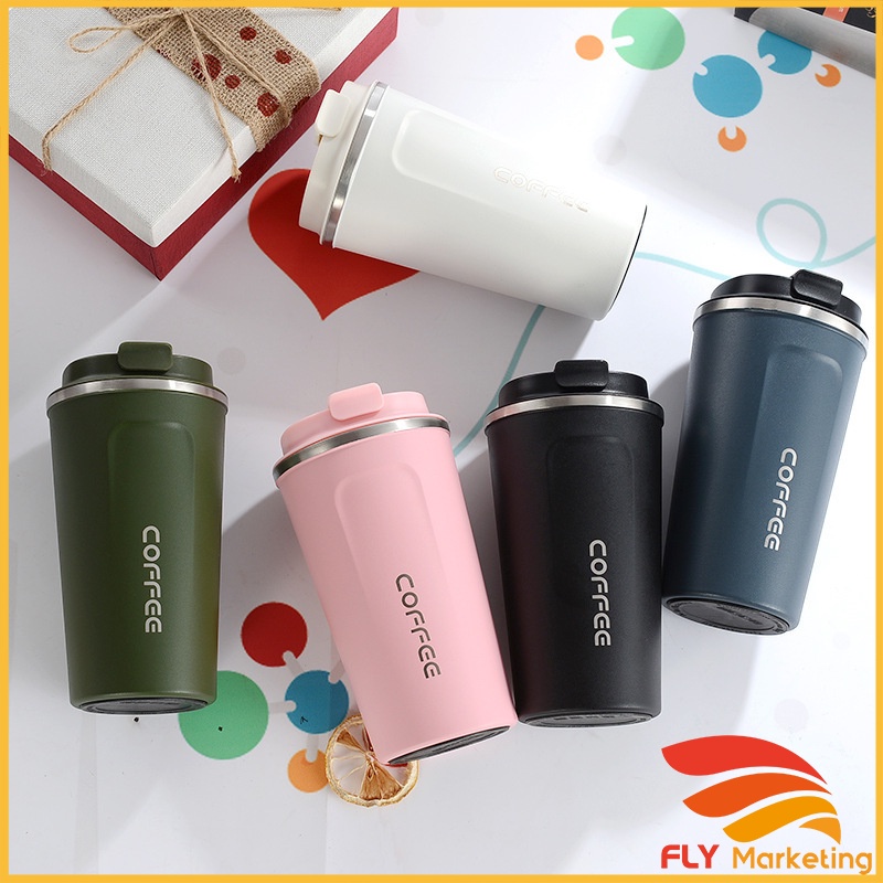 500ml Vaccum Insulated Tumbler Coffee Travel Mug Tumbler Thermos Cup ...