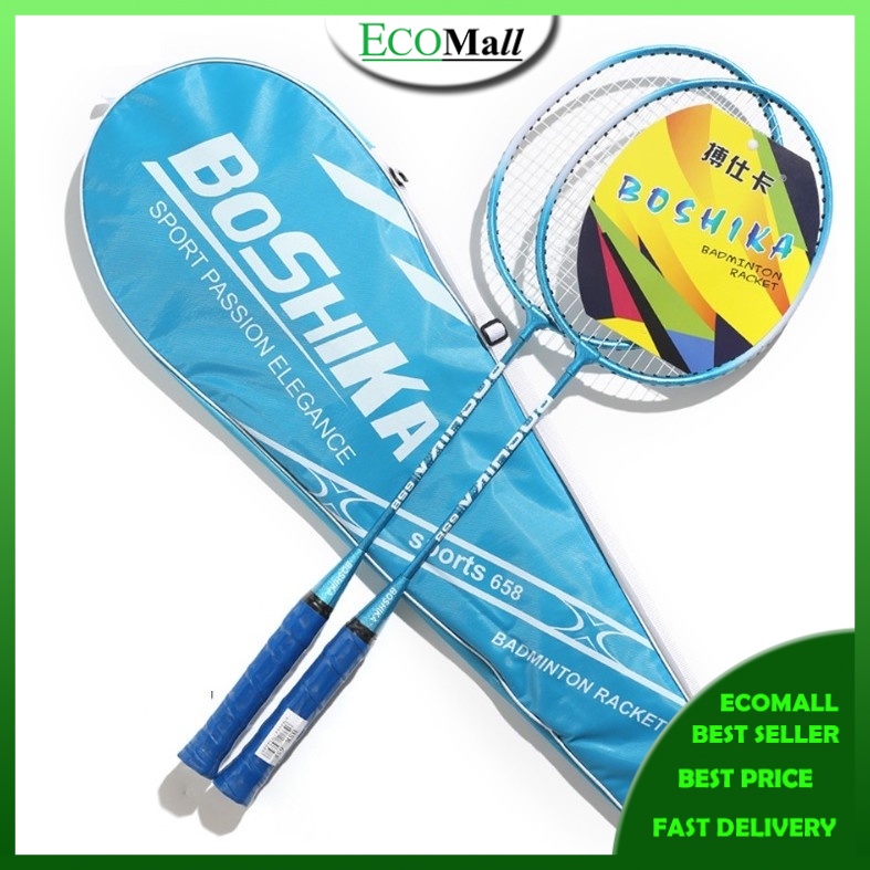 [Free Shuttlecock ] 2 PCS Badminton Racket FS166 For Beginner and ...