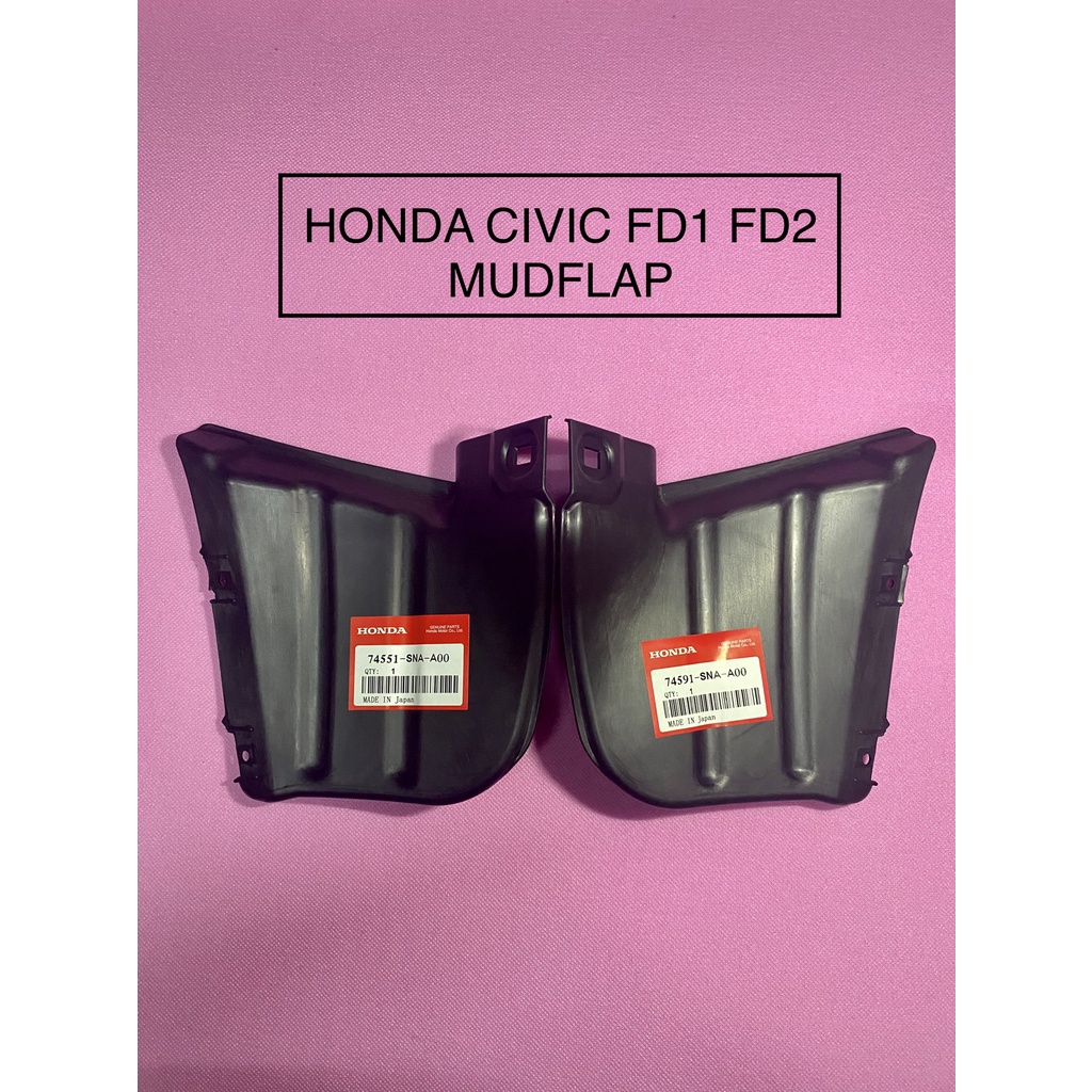Civic FD daun pisang belakang rear inner bumper FD1 FD2 FD3 Type R SNA cover splash guard liner ...