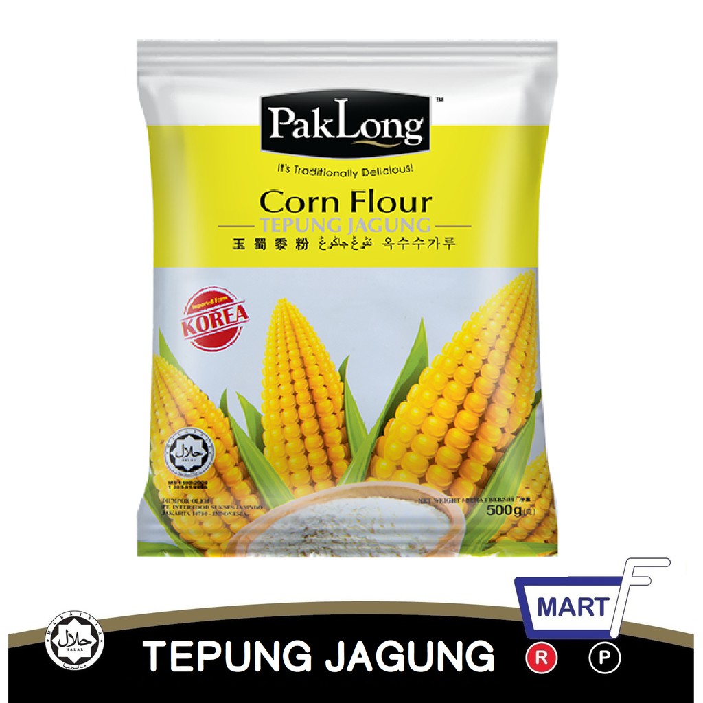 PAKLONG Corn Flour 500g (Tepung Jagung) HALAL | Shopee Malaysia