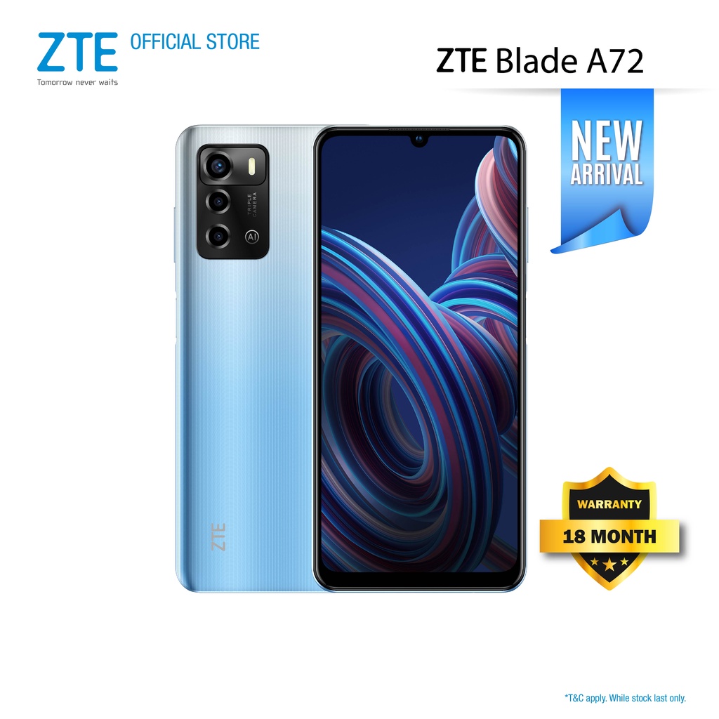 ZTE Blade A72 Price in Malaysia & Specs - RM479 | TechNave
