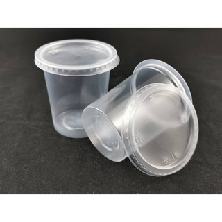 PK8 / E230T 8oz Round Plastic Container / Bekas Jelly, Dadih) | Shopee ...