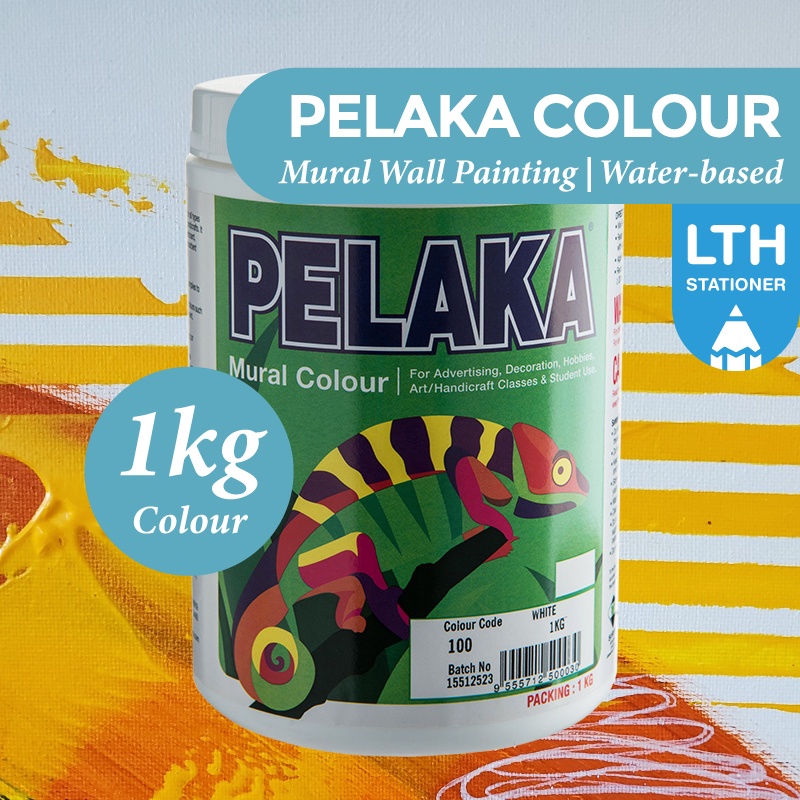 LTH Pelaka Mural Colour 1kg Light & Dark Colour Wall Painting ...