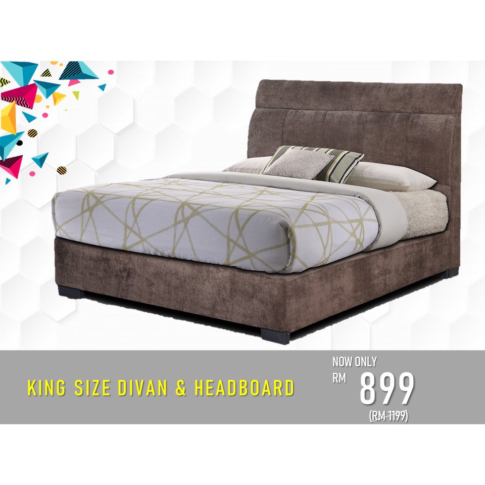 Boston King Size Divan & Headboard / King Size / Divan / Special Price ...