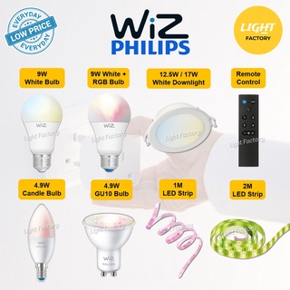 PHILIPS Wiz Tunable White | 3 Color Smart Bulb E27 E14 GU10 LED Bulb Downlight Ceiling Lamp Plug ...
