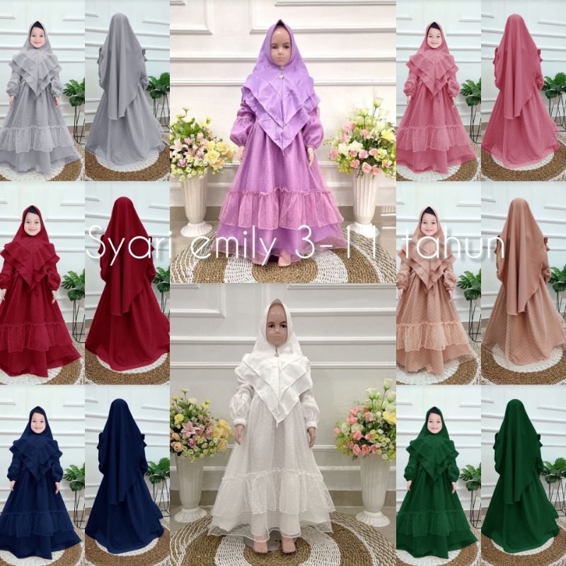 Shari EMILY KIDS 3 -11 Years / Shari Children / MUSLIM Clothes Of Women ...