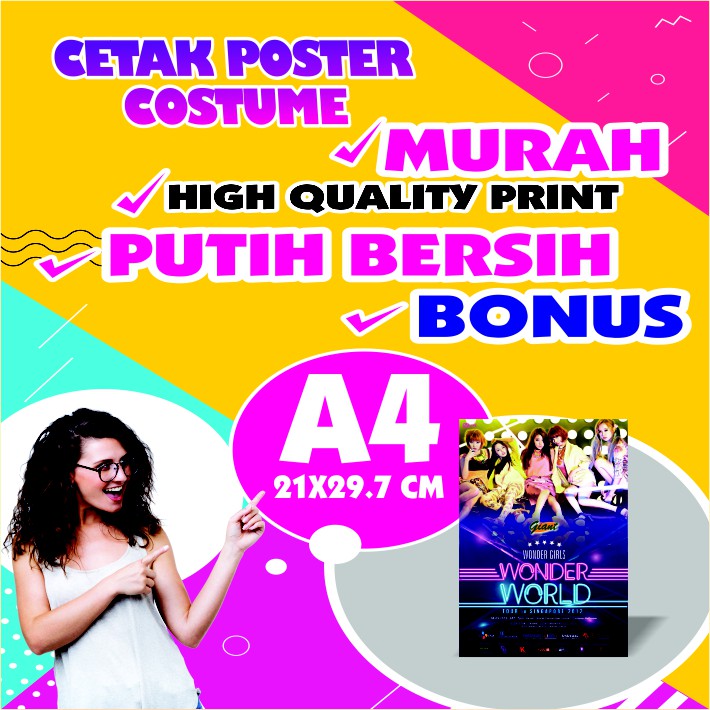 A4 Costume Poster | Shopee Malaysia