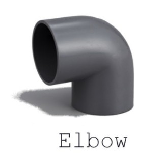 PVC BBB Pipe Fitting 15mm 20mm Connector Socket Elbow Tee PT Socket Valve Socket End Cap Tank ...