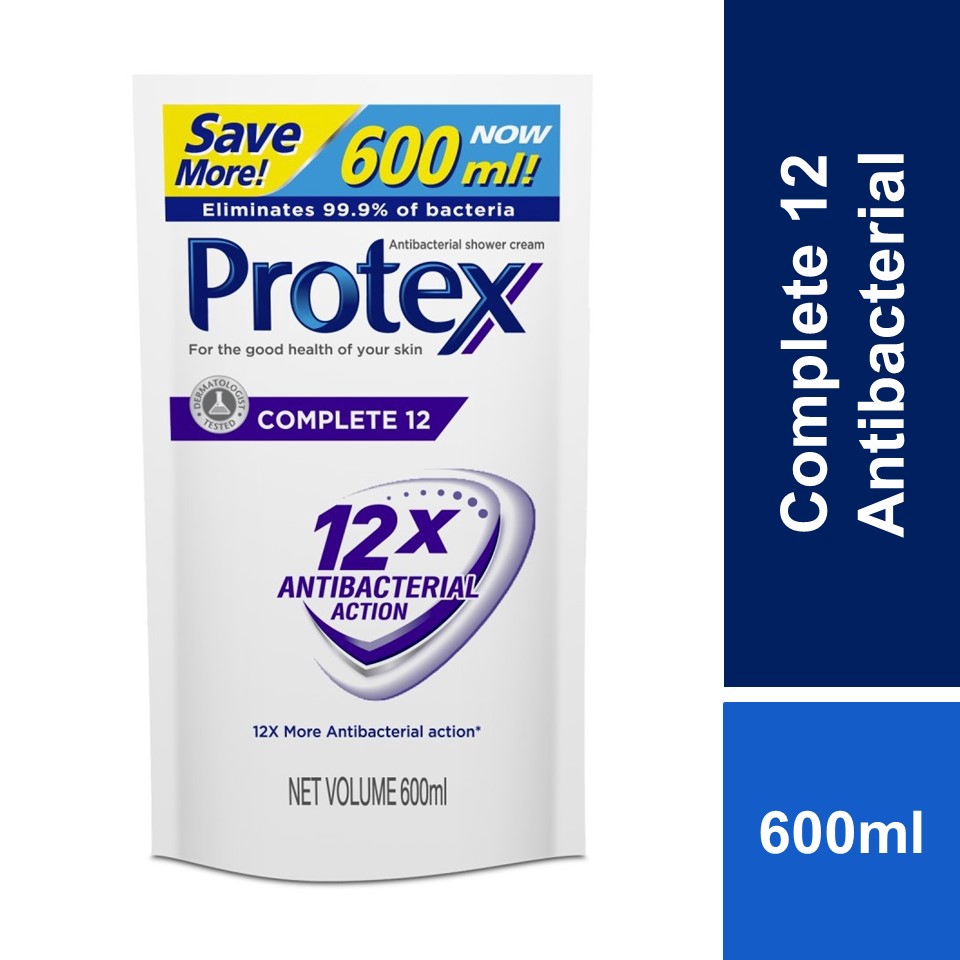 Protex Complete 12 Antibacterial Shower Gel Refill 600ml | Shopee Malaysia