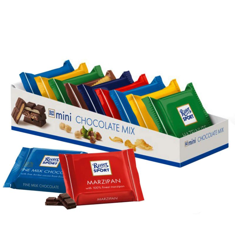 Ritter Sport Mini 9's 150g / Mini Tower BoX 250g | Shopee Malaysia
