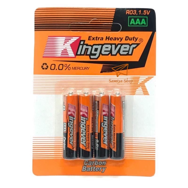 4pcs Kingever Battery AA AAA Bateri 1.5V (1 Pack - 4pcs) | Shopee Malaysia