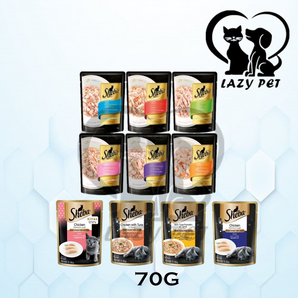 Sheba Cat Pouch Series Wet Food 70g Shopee Malaysia