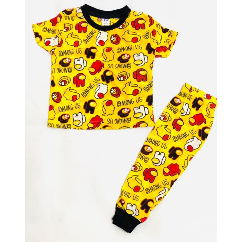 Among us set pyjamas | Shopee Malaysia