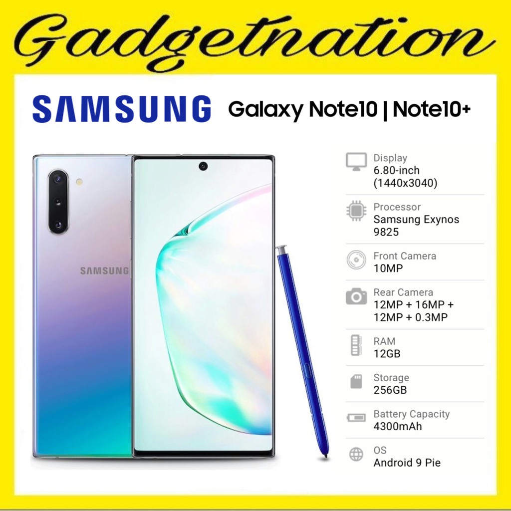 [100% ORIGINAL] SAMSUNG GALAXY NOTE 10 / NOTE 10 PLUS (4G LTE)(USED ...