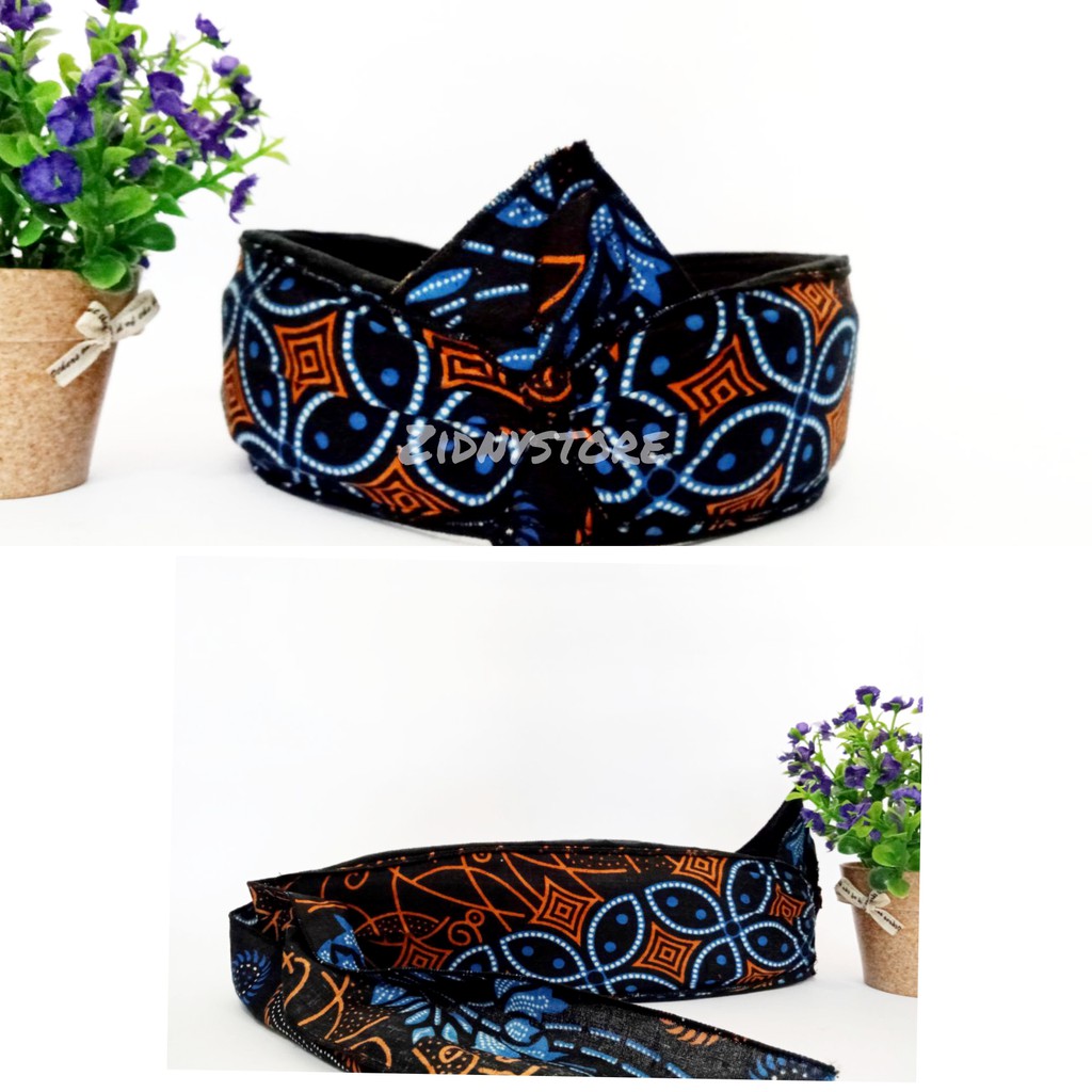 Traditional Batik Headband Sundanese Sundanese Totopong Batik Trusmi ...