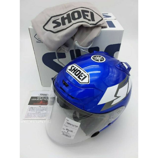 Shoei Jf2 Factory Blue | Shopee Malaysia