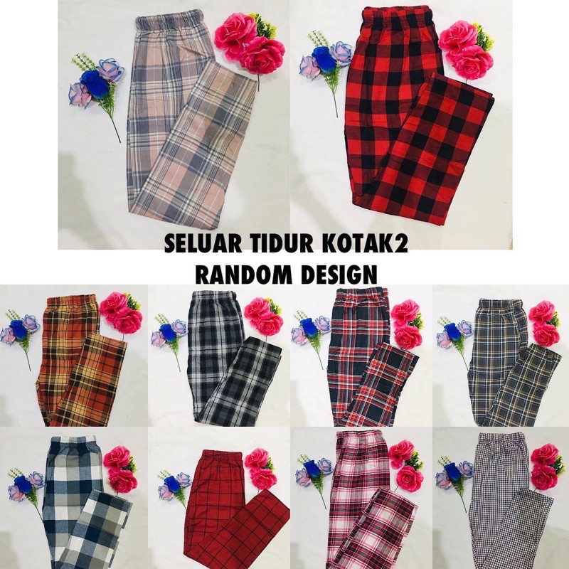 🔥SELUAR TIDUR DEWASA🔥 Seluar Tidur Lelaki Perempuan Cutting Unisex ...