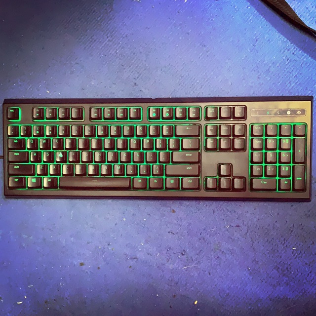 Used Razer keyboard Green light | Shopee Malaysia