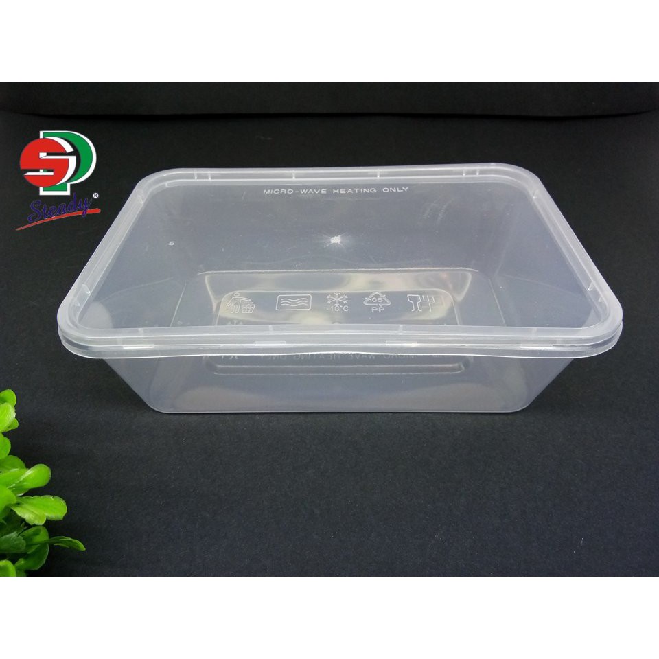 Plastic Container (50pcs) [MS650] (Microwavable) | Shopee Malaysia