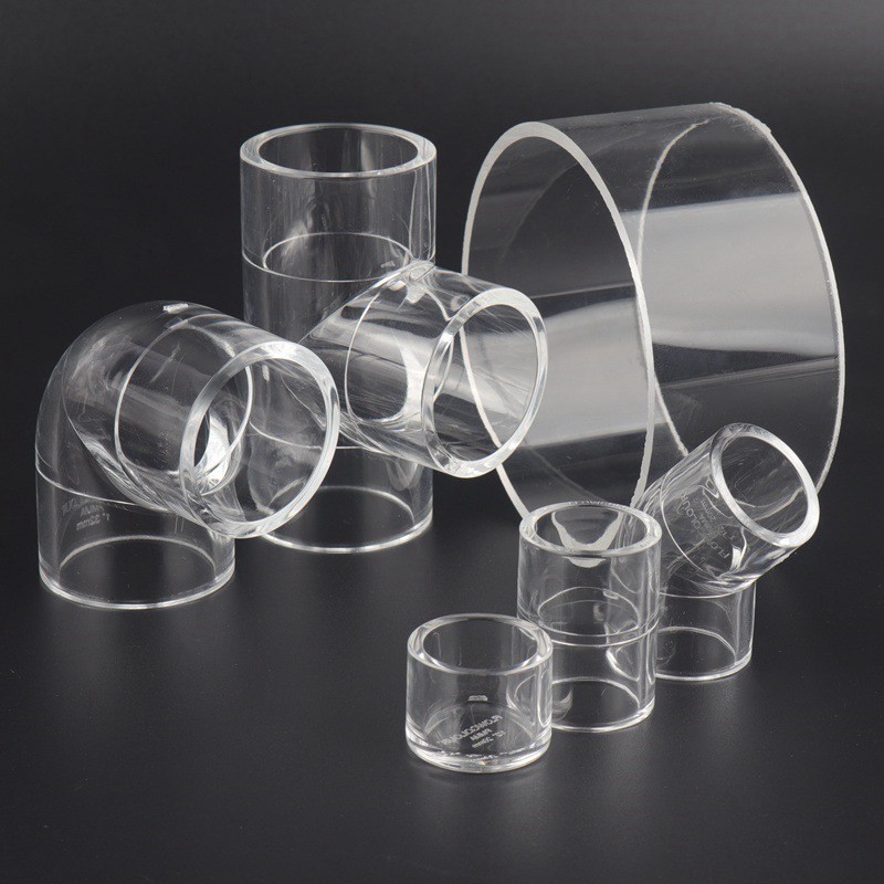 1pc High Quality 20~32mm Clear Acrylic Pipe Connector DIY Aquarium Fish ...