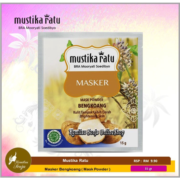 Mustika Ratu Masker Bengkoang Whitening Powder ( Bengkoang Whitening ...
