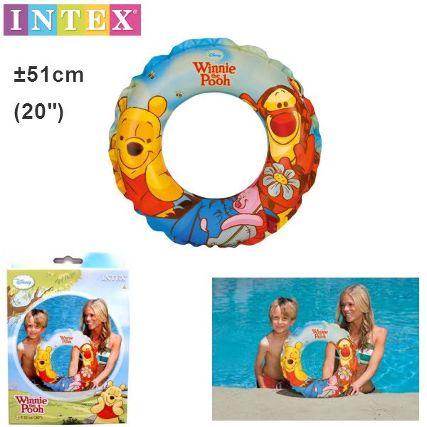INTEX Winnie the Pooh Swim Ring | Shopee Malaysia