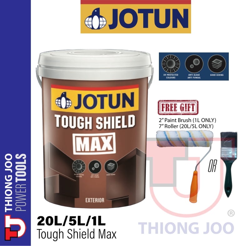 JOTUN 0001-2999 TOUGH SHIELD MAX EXTERIOR 1L | Shopee Malaysia