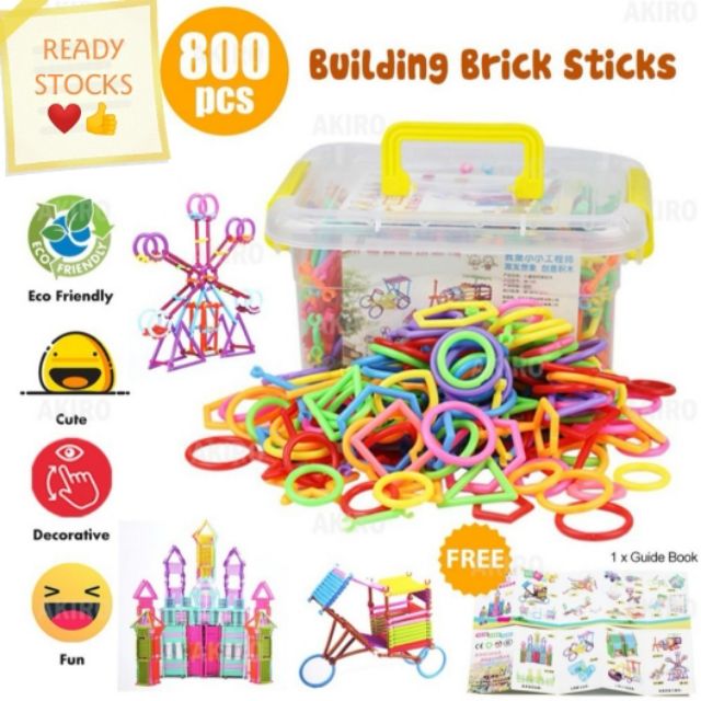 Smart Stick Building for Kids (800 pcs) | Shopee Malaysia
