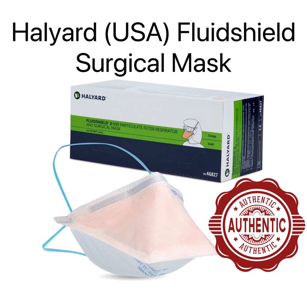 [Ready Stock] 1 pcs Halyard Fluidshield Level 3 N95 particulate filter ...