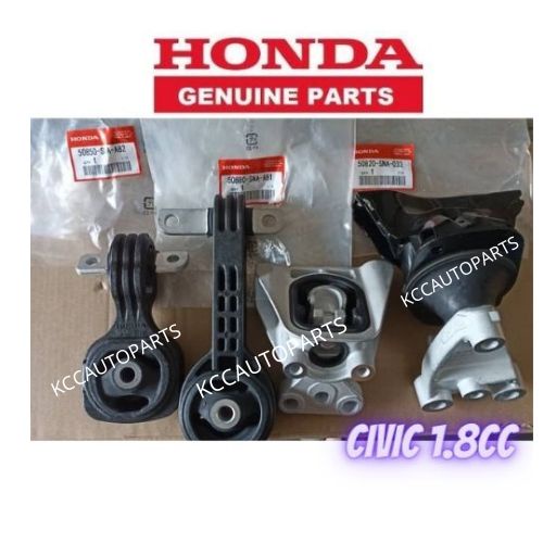ORIGINAL HONDA CIVIC FD 1.8cc 2.0cc ENGINE MOUNTING SET 4Pcs 50880-SNA ...