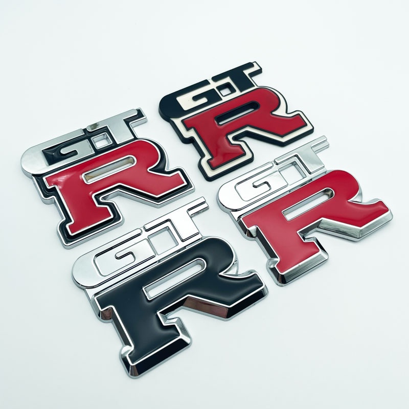 Car Styling 3D Metal GTR Logo Emblem Rear Badge Car Trunk Sticker For ...