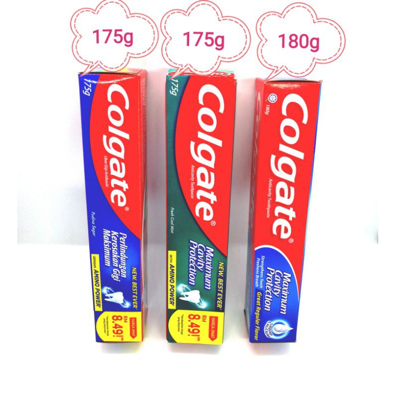 Colgate Toothpaste 175g/180g | Shopee Malaysia