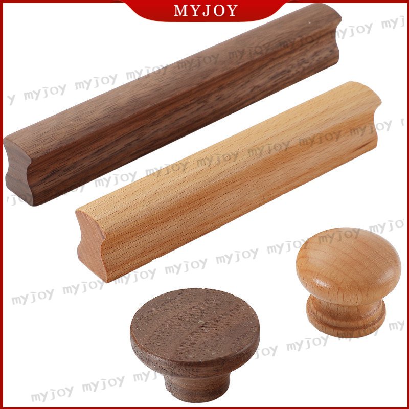 Wood handle grip cabinet handle pemegang pintu kabinet drawer handle ...