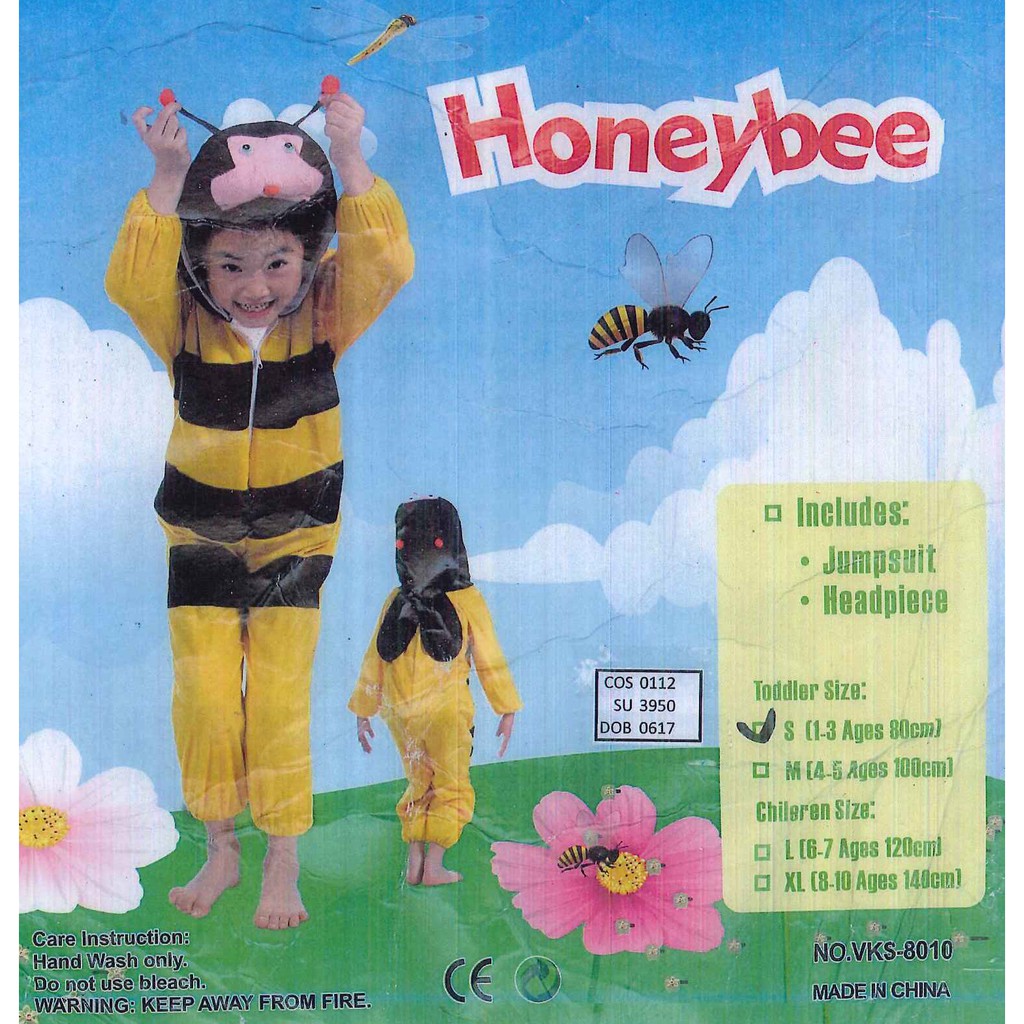 Instant Costumes Honeybee - Kids COS 0112 | Shopee Malaysia
