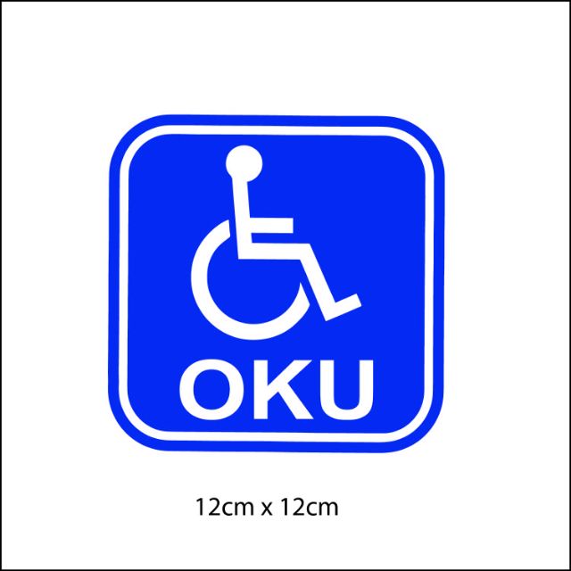 OKU STICKER (JPJ APPROVED STICKER) | Shopee Malaysia