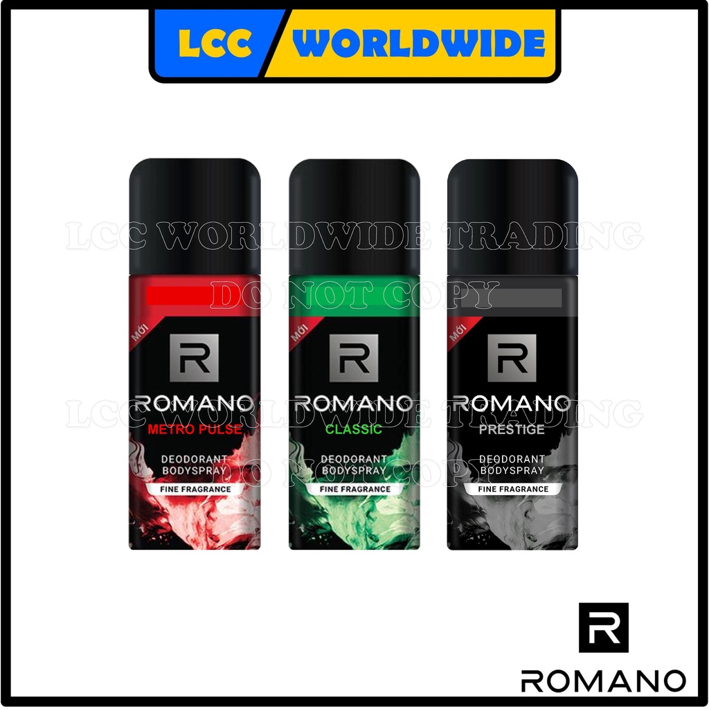 Romano Deodorant Body Spray 150ml | Shopee Malaysia