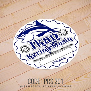STICKER ACAR BUAH IKAN MASIN PRODUK KERING KEROPOK ACAR PEKASAM IKAN ...
