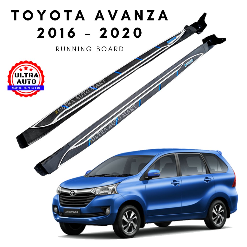 Toyota Avanza (2016 2017 2018 2019 2020) Side Step Running Board Nerf ...