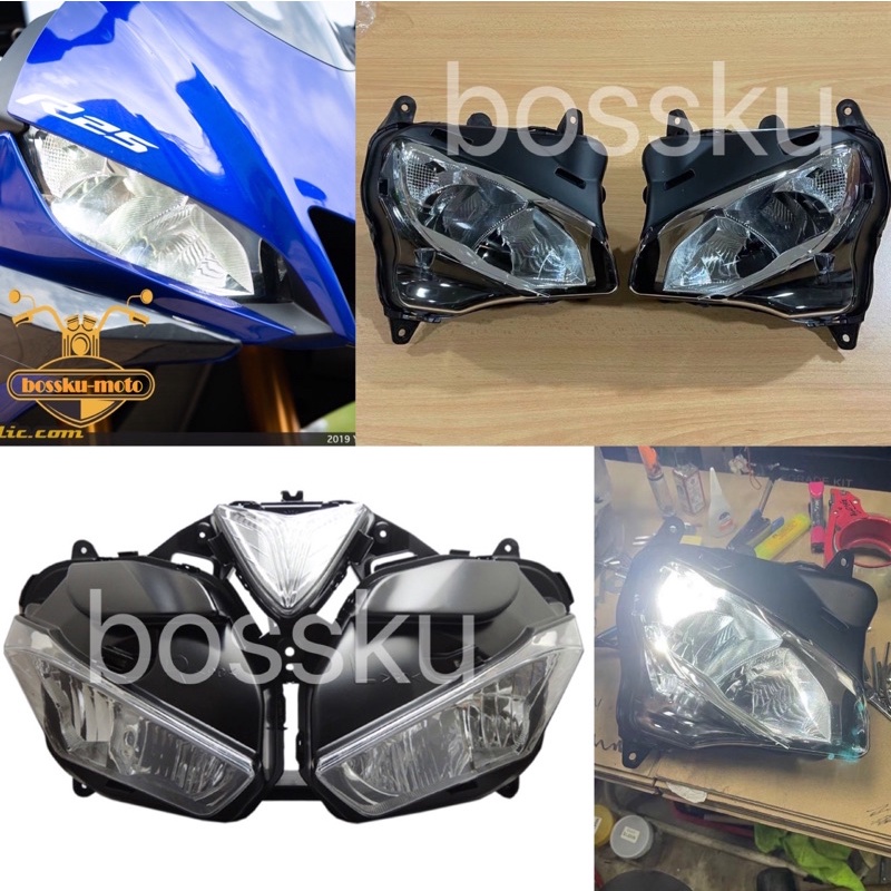 R25 V2 R25 R3 V1 OLD YZF-R2 R25M FIRST MODEL HEAD LAMP ASSY UNIT ...