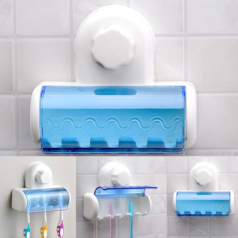 1pcs Toothbrush Wall Mounted Holder Sucker Bathroom Suction Cup ...