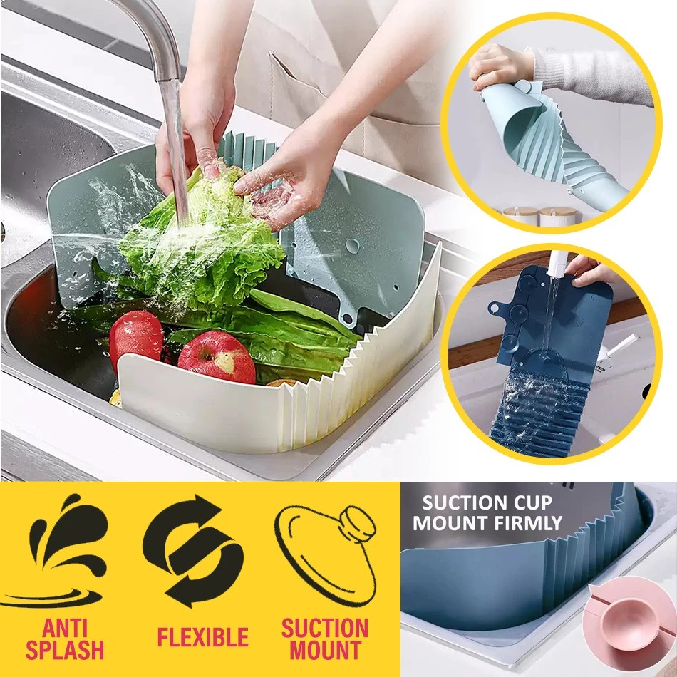 Pellytech Kitchen Sink Splash Proof Foldable Water Board / Alas Tepi ...