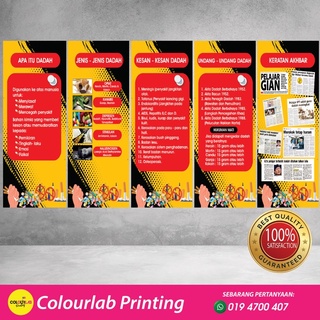 Set Banner PPDa (Pendidikan Pencegahan Dadah) | Shopee Malaysia
