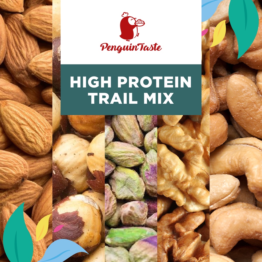 HALAL High Protein Trail Mix by PENGUIN TASTE/ Healthy Snack/ JAKIM ...