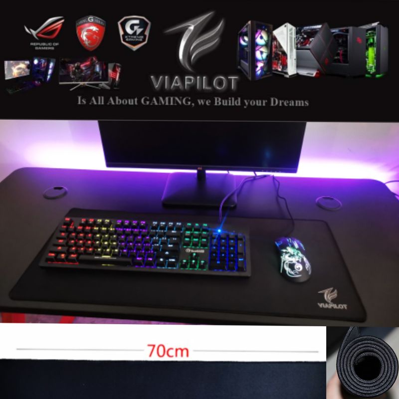 Mouse Pad GAMING Mousepad Big Size(70cm*30cm*0.2cm) VIAPILOT Gaming ... Mouse Pad GAMING Mousepad Big Size(70cm*30cm*0.2cm) VIAPILOT Gaming ...