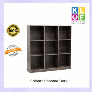 KLOF Almari 9 petak terbuka / Almari fail Terbuka / Multipurpose File ...