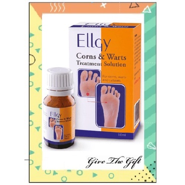 *Exp 12/24* ELLGY Plus Corns & Warts Treatment Solution (10ml) | Shopee ...