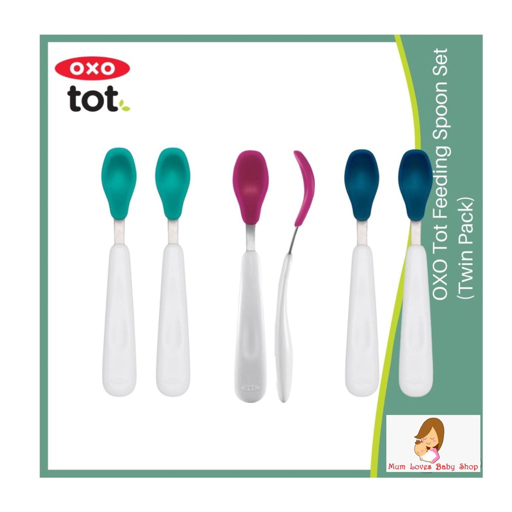 OXO Tot Feeding Spoon Set (2pcs) | Shopee Malaysia
